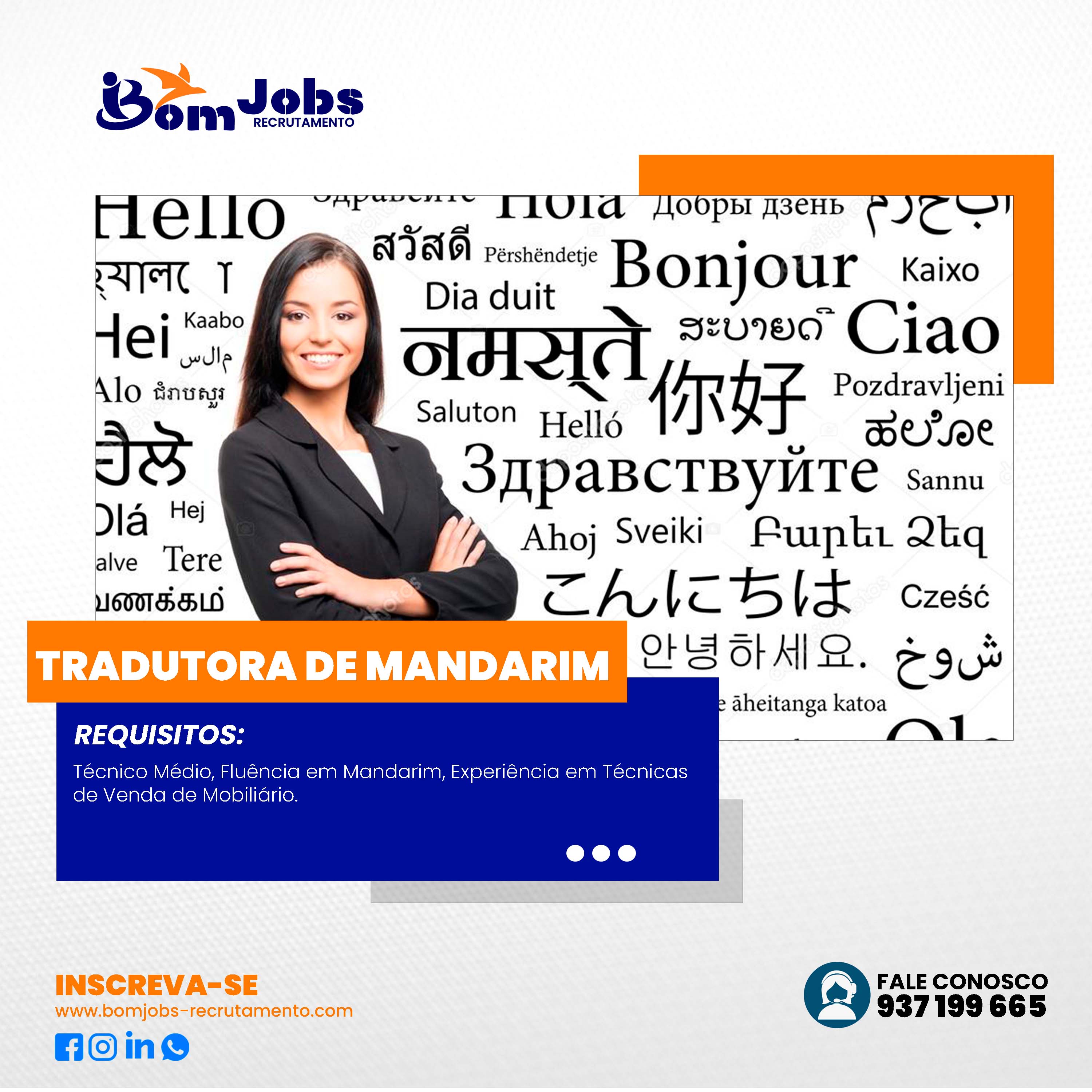 TRADUTORA DE MANDARIM